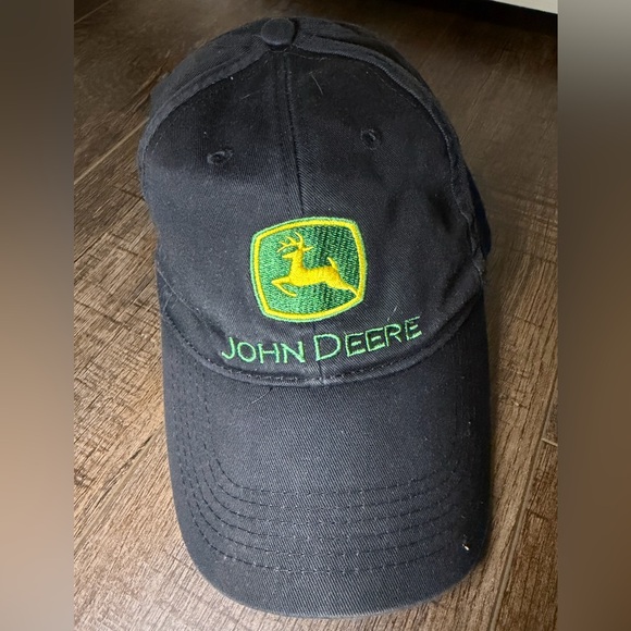 John Deere | Accessories | John Deere Black Cap With Green Embroidery ...